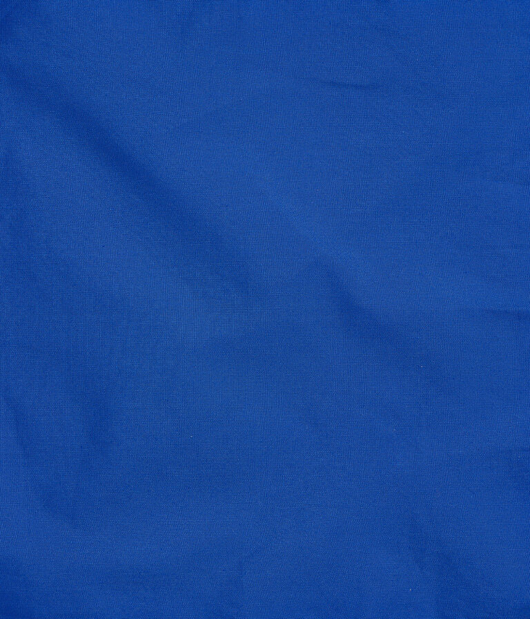Cobalt blue tablecloth in organic cotton